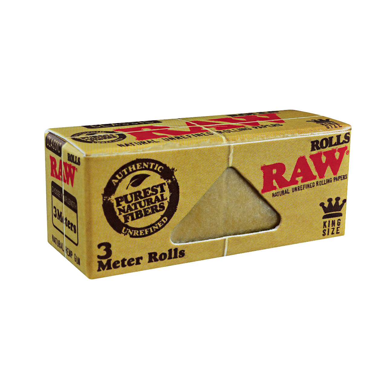 RAW Classic King Size Rolls 3m Pack of 12 - HS Wholesale