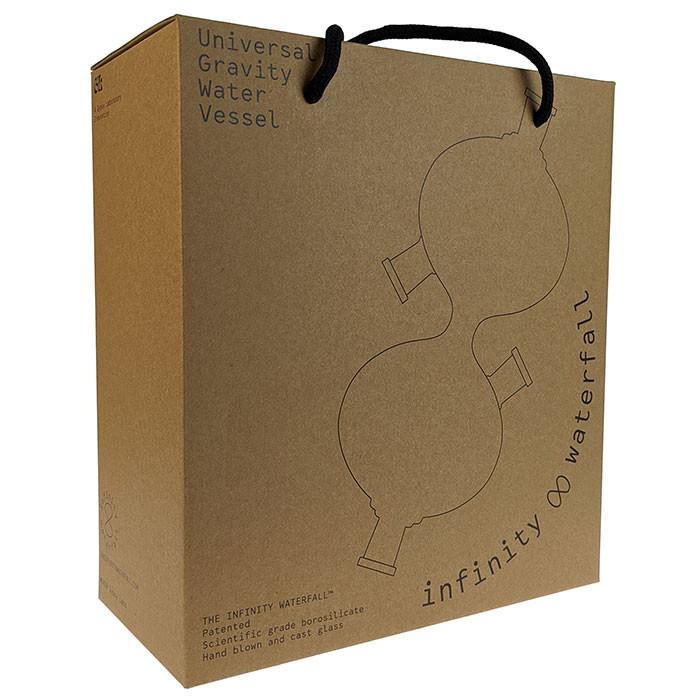 Infinity Waterfall 11" Gravity Water Pipe - HS Wholesale