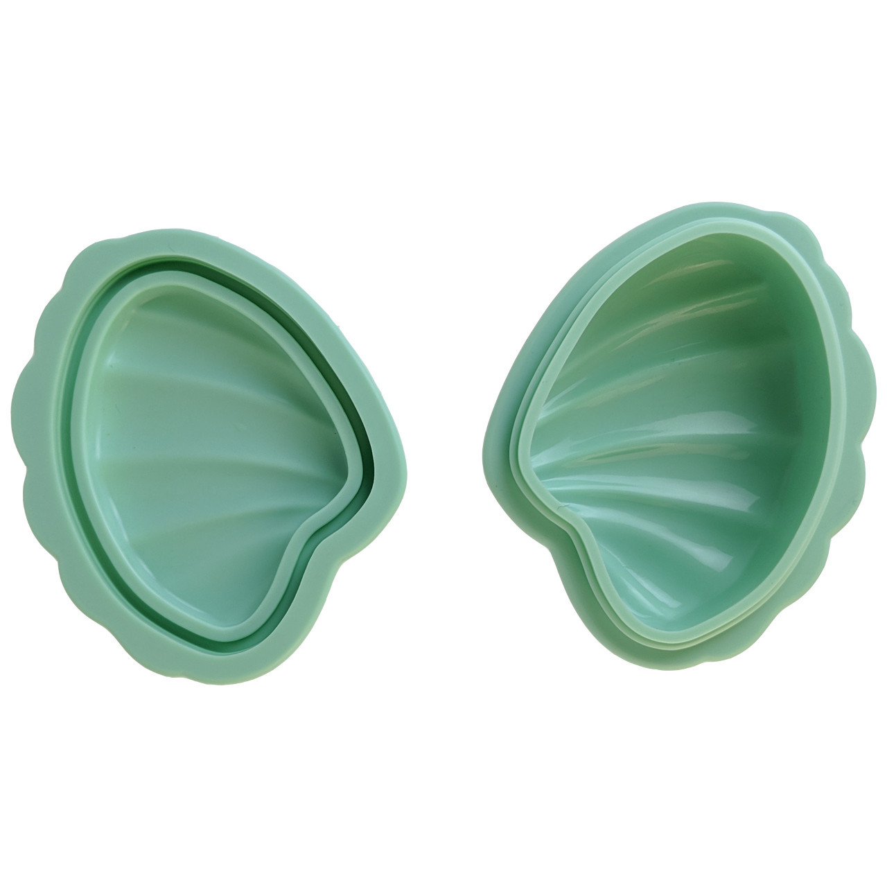 Silicone Assorted Color Seashell Storage Container 20ml