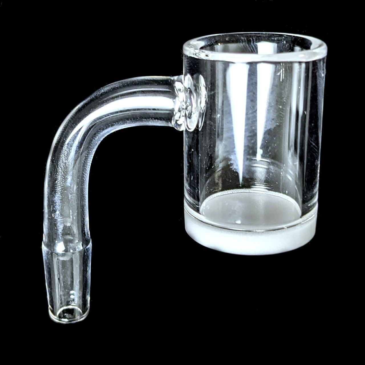 25mm 3mm Thick 4mm White Base Quartz Banger - HS Wholesale