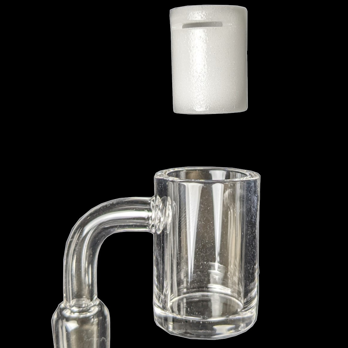 25mm High Grade Opaque Insert Quartz Banger Set Wholesale