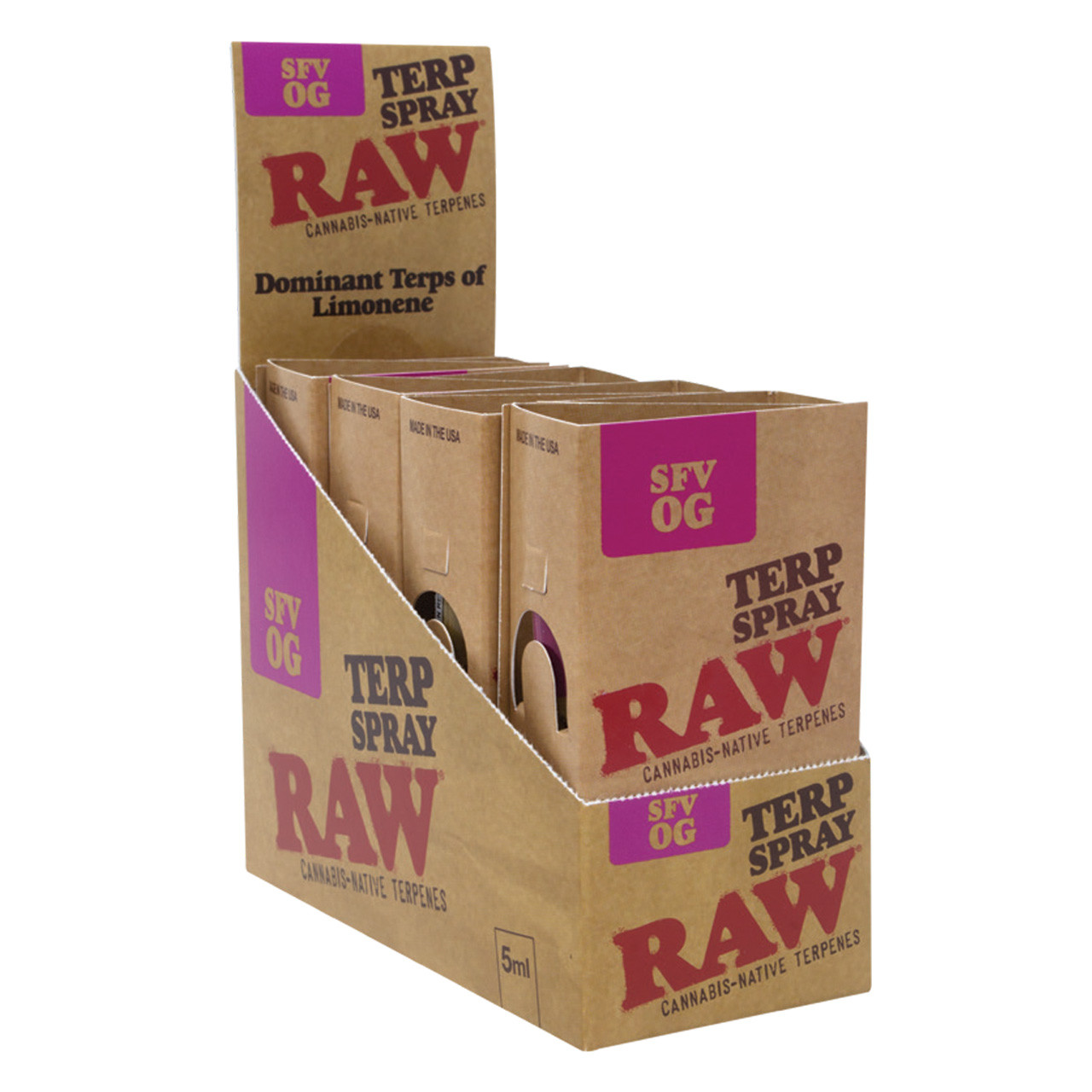 RAW High-Quality Terp Spray 5ml Bottle - HS Wholesale