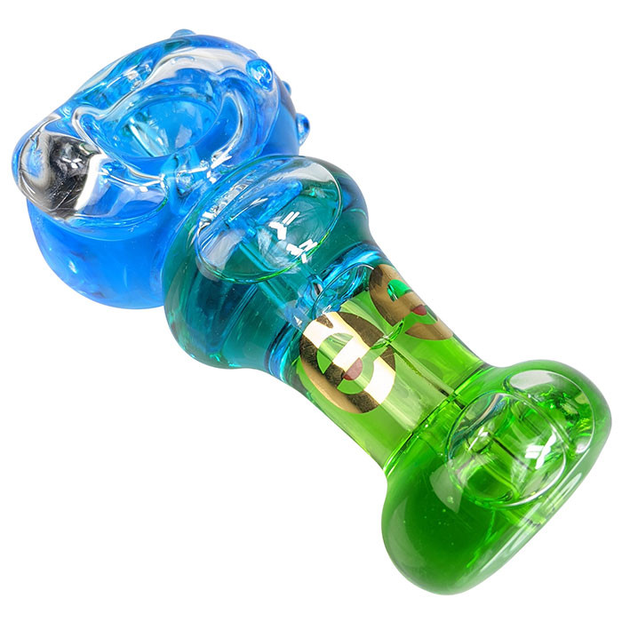 Cheech Glass Triple Glycerin Hand Pipe - HS Wholesale