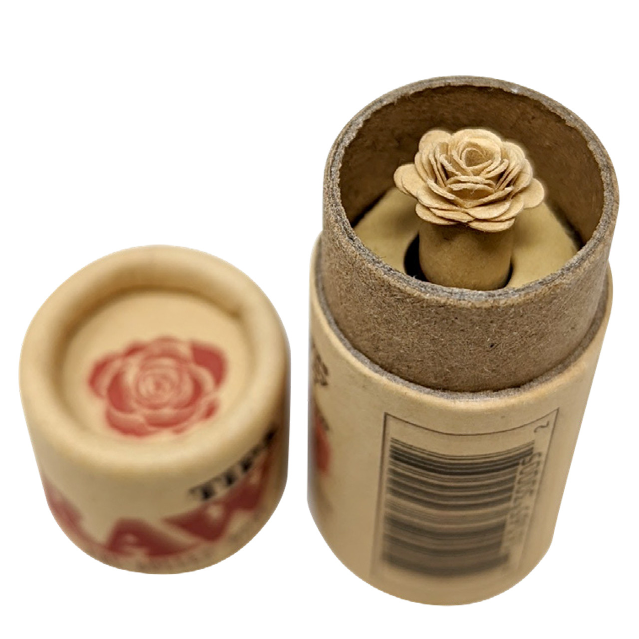 RAW Pre-Rolled Rose Tips Display of 6 - HS Wholesale