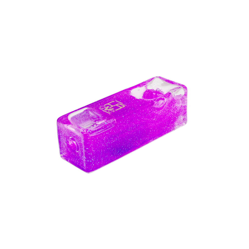 4" Freezable Ice Block Hand Pipe by Krave Glass (Pack of 6 Asstd Colors ...