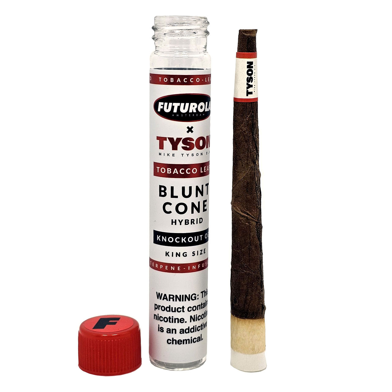Tyson 2.0 x Futurola Knockout OG Hybrid Blunt Cone Box of 12