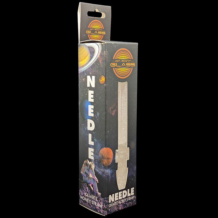 On Point Glass NEEDLE I Full Quartz Nectar Straw Wholesale