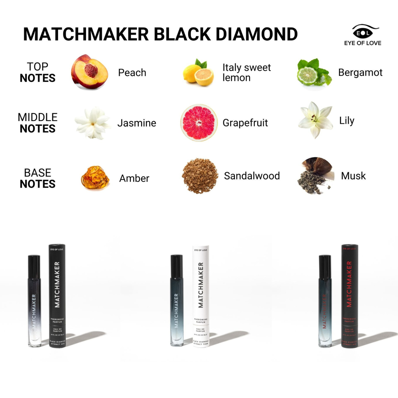 Matchmaker Pheromone Perfume 10ml 24pc by Eye Of Love | HS Wholesale