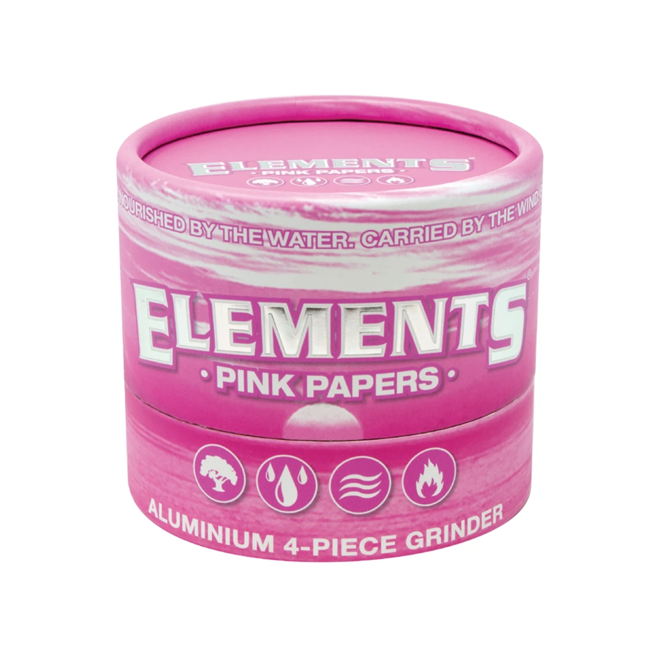 Elements Pink Aluminum 4 Piece Grinder Single - HS Wholesale