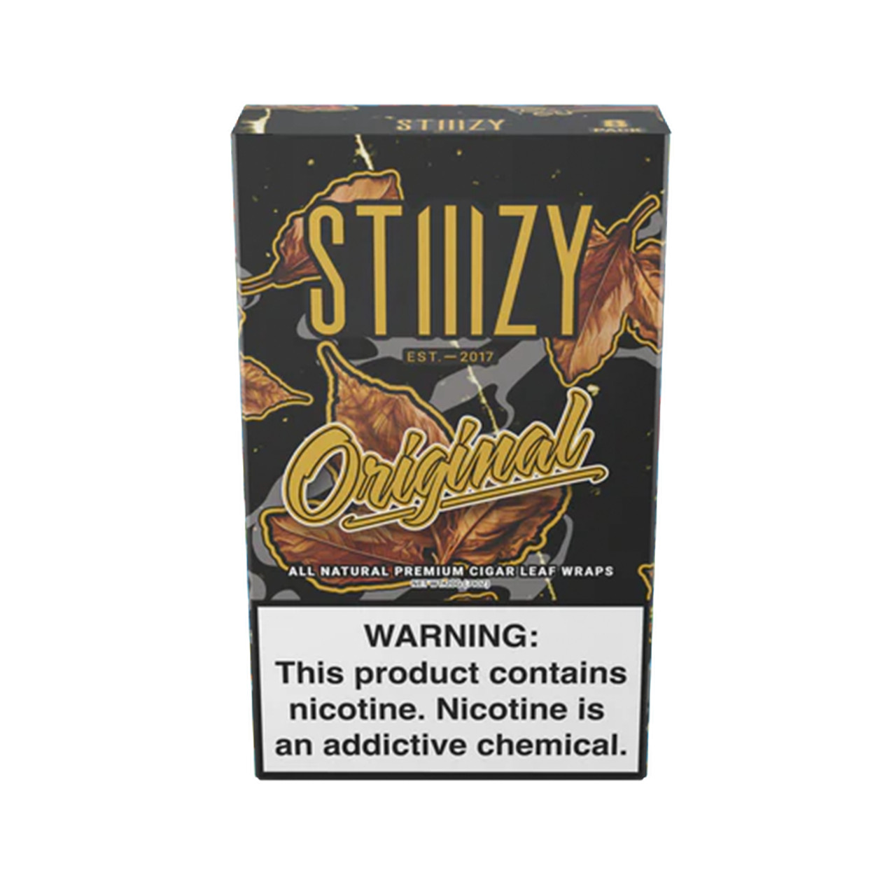 Stiiizy Premium All Natural Leaf Wraps (2ct) Display of 10