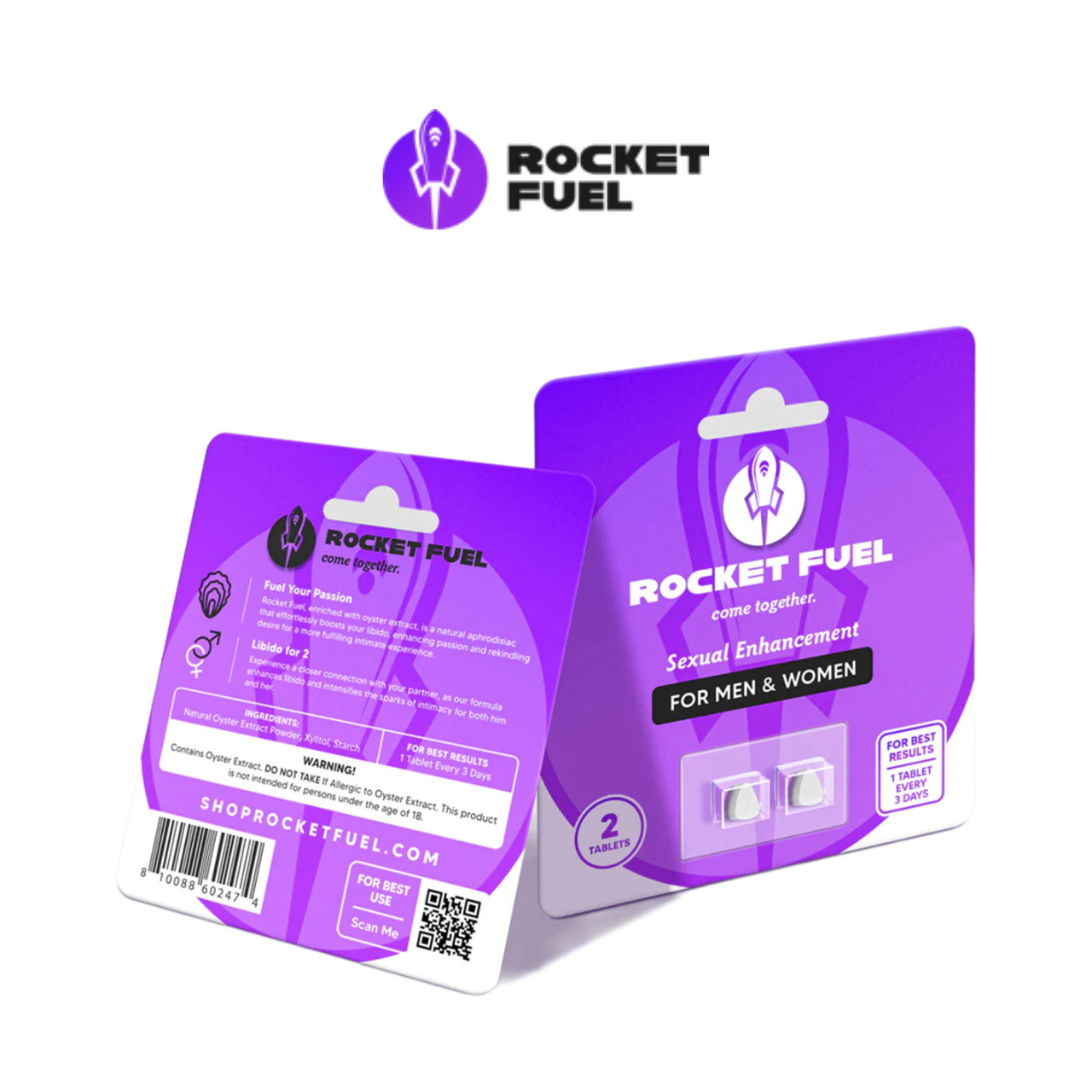 Rocket Fuel - Male and Female Enhancement Tablet (2ct) - Display of 6 ...