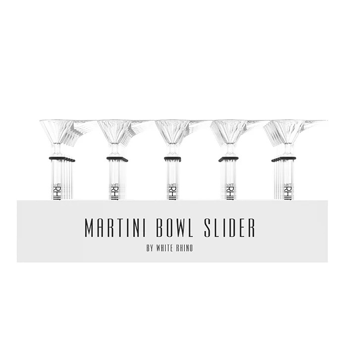 White Rhino Martini Funnel Slider Display of 25 Wholesale