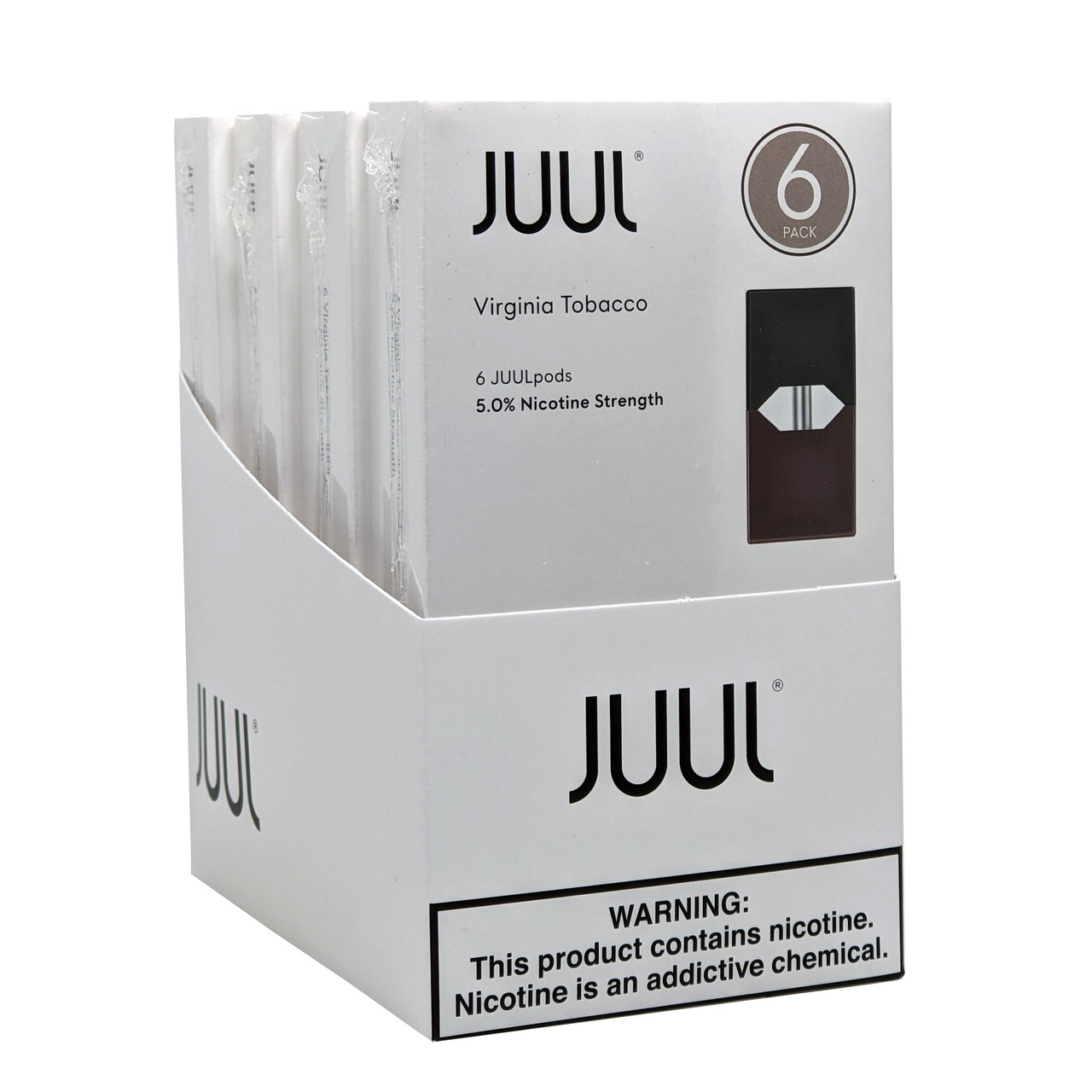 JUUL Pods 5% 6-Pack Display of 4 - HS Wholesale