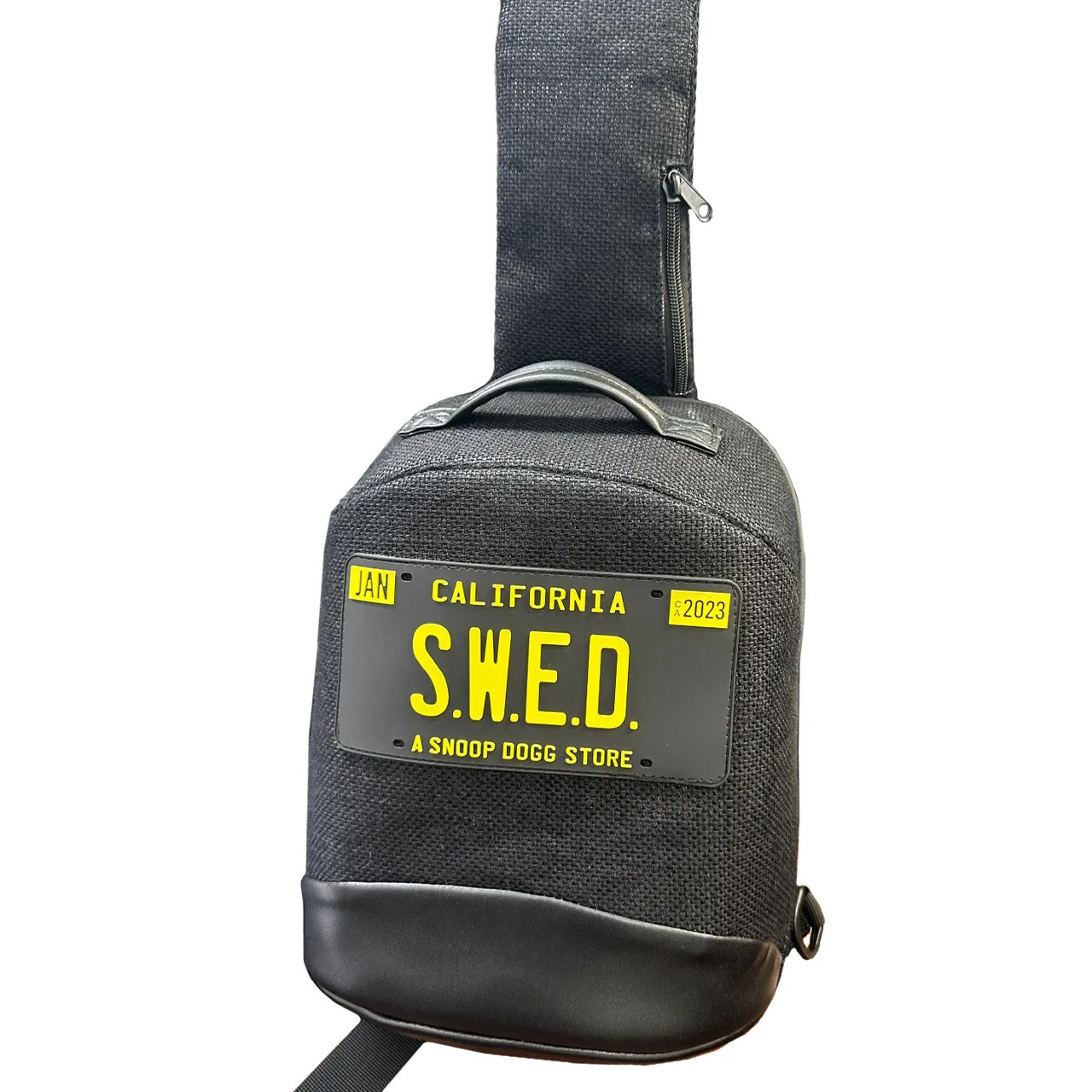 SWED Smell Proof Black Shoulder Bag - HS Wholesale
