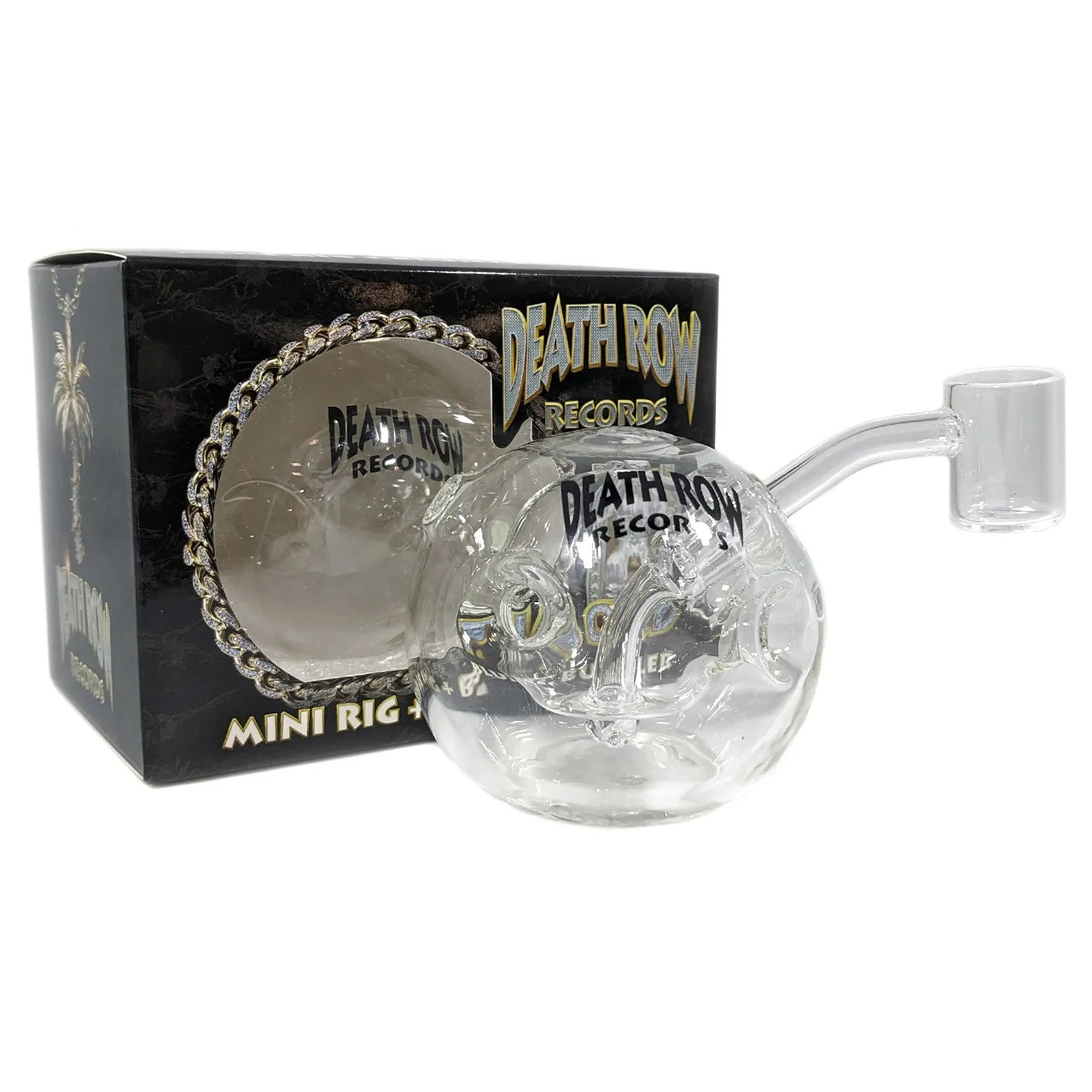 Death Row Records 3" The Orb Blunt Bubbler Water Pipe Wholesale