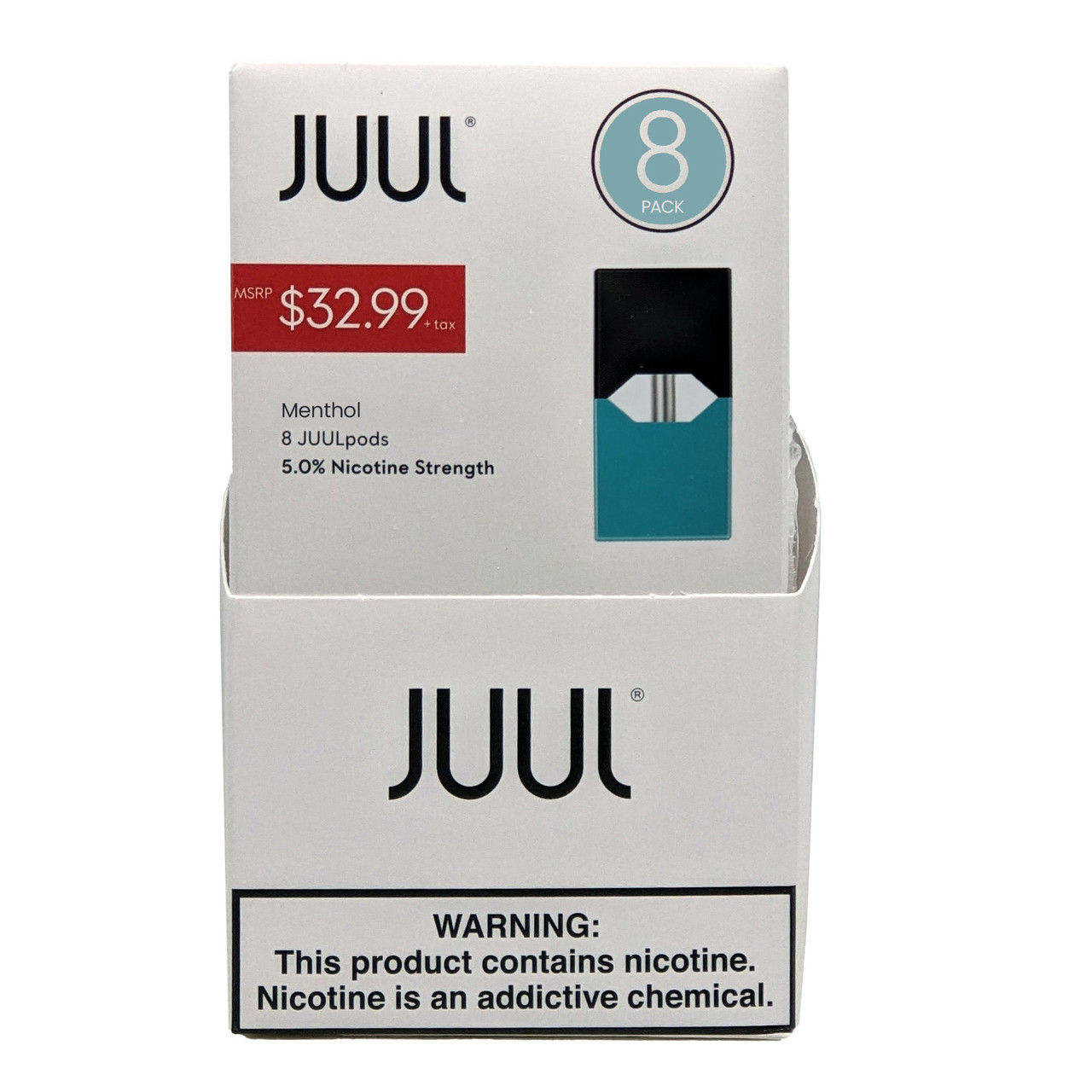 JUUL Pods 5% 8-Pack Pre-priced Display of 4 - HS Wholesale