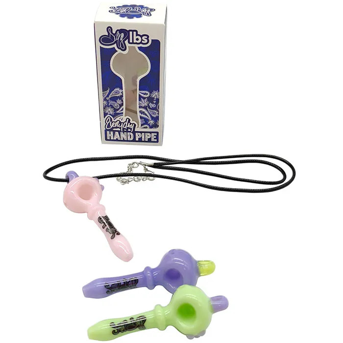 Dogg Lbs 3" Everyday Necklace Spoon Hand Pipe Slyme Colors