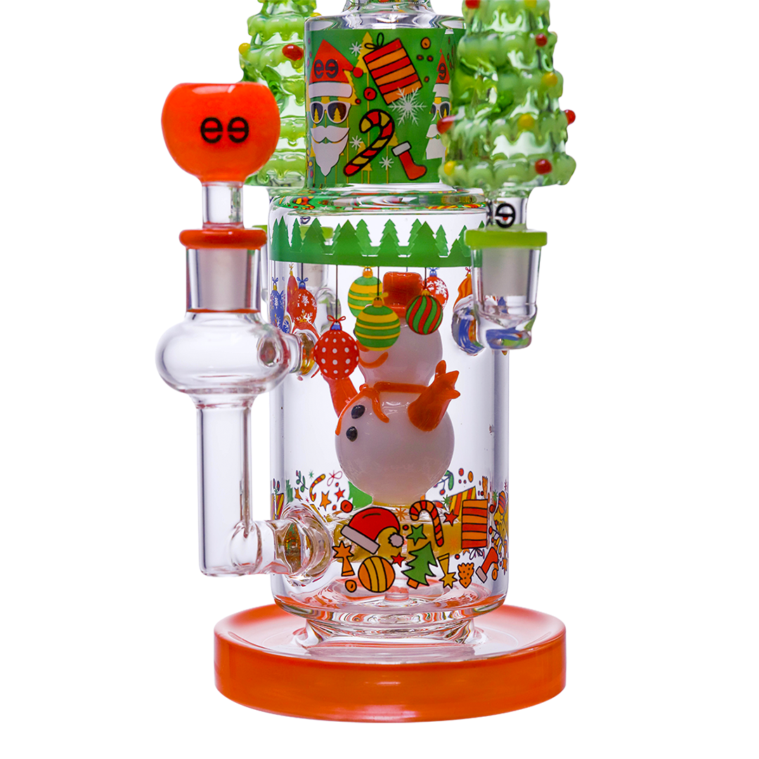 Cheech Glass 12" XMAS Santas Little Helper Water Pipe