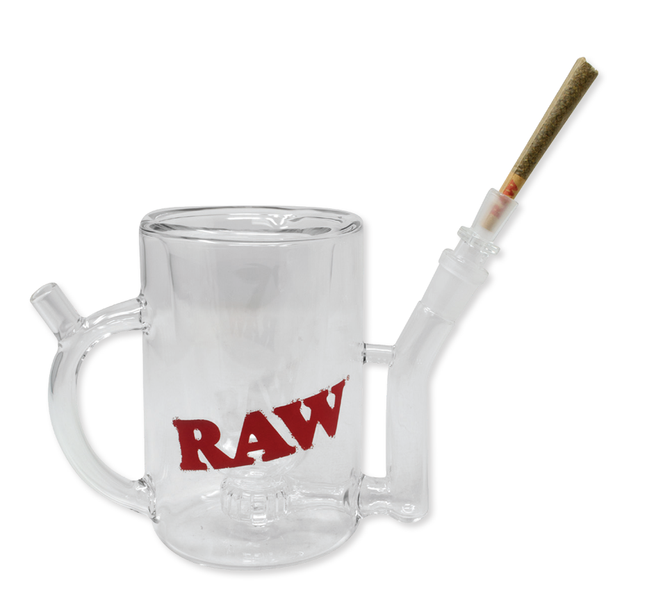 RAW - Wake Up & Bake Up Mug (Glass Version) - HS Wholesale