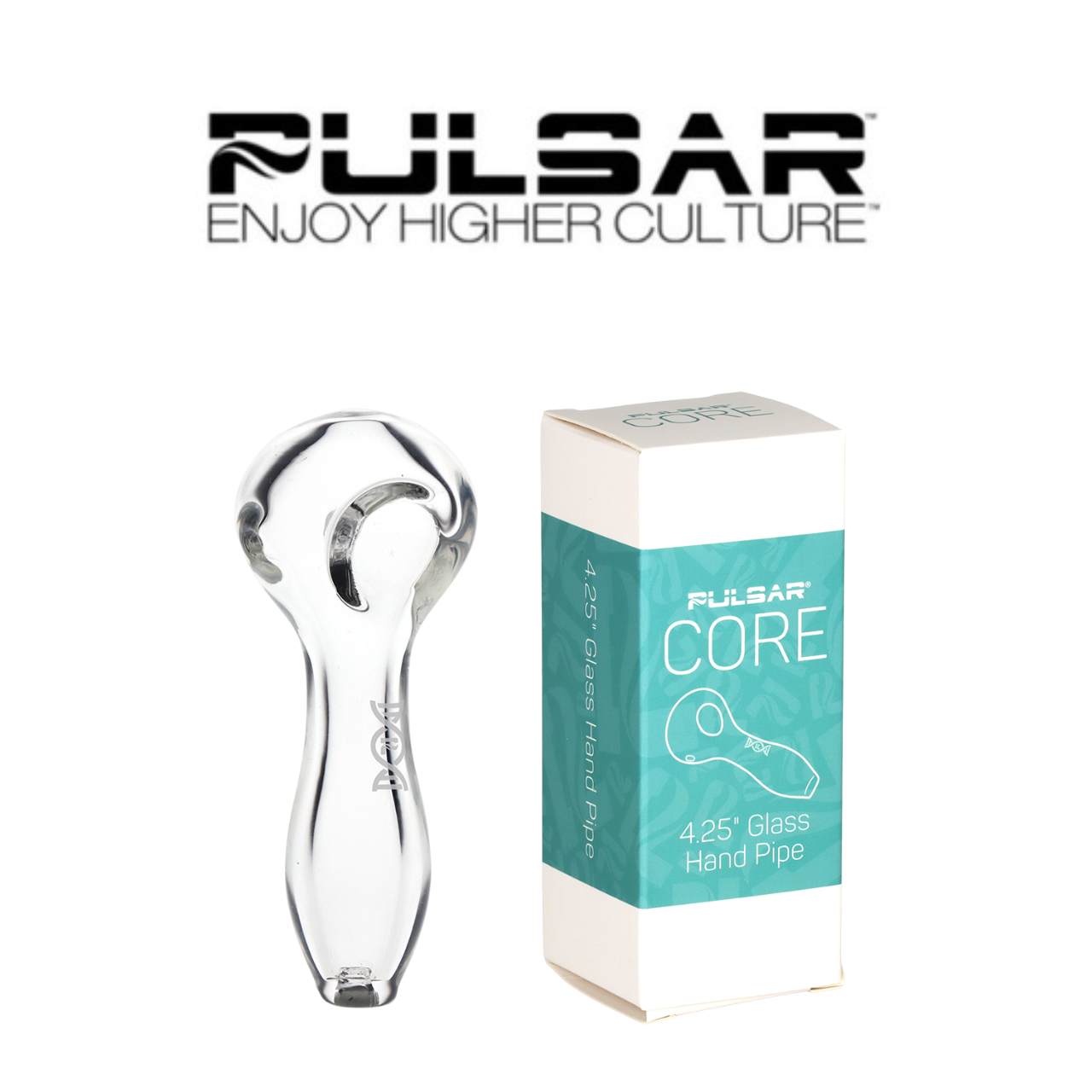 Pulsar - CORE Glass Hand Pipe 4.25" | HS Wholesale