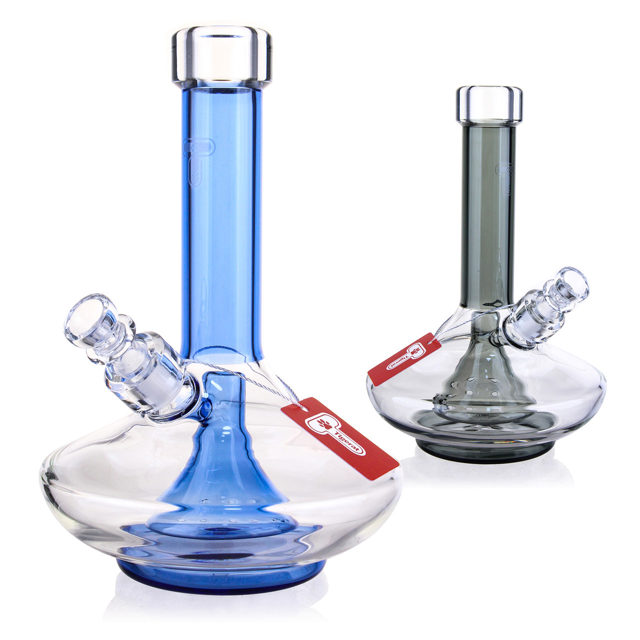 Tigerat - 10" Assorted Color Tube Wide-Based Water Pipe - with 14M Male ...