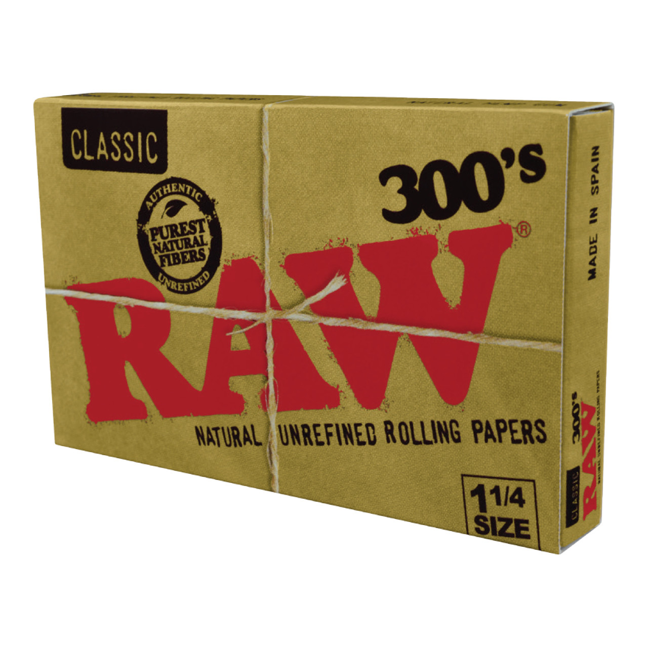 RAW Classic 300 Rolling Papers 1¼ (20ct) - HS Wholesale