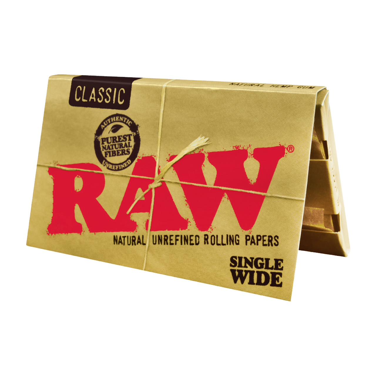 RAW Classic Rolling Papers Single Wide 50ct - HS Wholesale