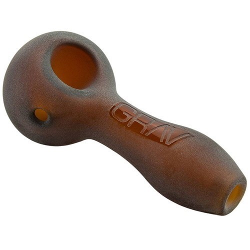 GRAV 4“ Sandblasted Spoon Hand Pipe - HS Wholesale