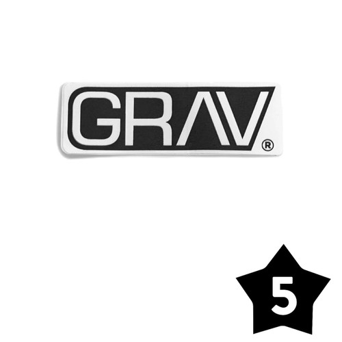 GRAV Logo Sticker Pack of 5 - HS Wholesale