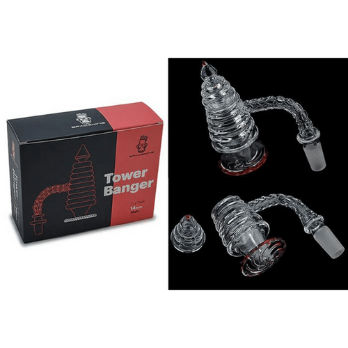 14mm Handmade Tower Banger by Space King | HS Wholesale