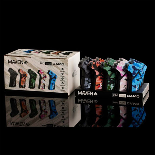 Maven Pro-Mini Torch Camo Display of 12 - HS Wholesale