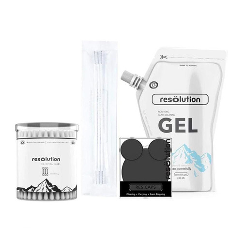 Ooze Resolution Spotless Cleaning Kit & Caps Black Wholesale