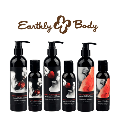 Edible Massage Lotion Prepack Displays by Earthly Body | HS Wholesale