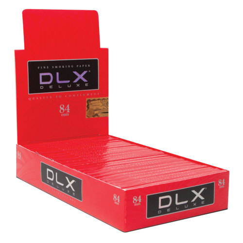 DLX Deluxe Rolling Papers 84mm Display of 24 - HS Wholesale