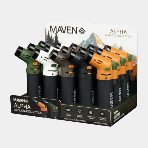 Maven - Alpha Torch - Sequoia - 15ct Display | HS Wholesale