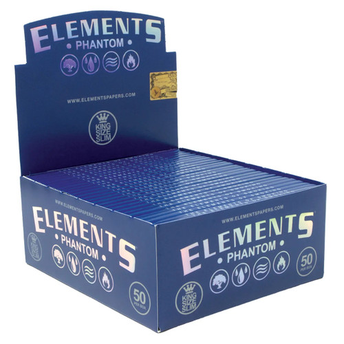 Elements Phantom King Size Wide Papers (32pc) Display of 50