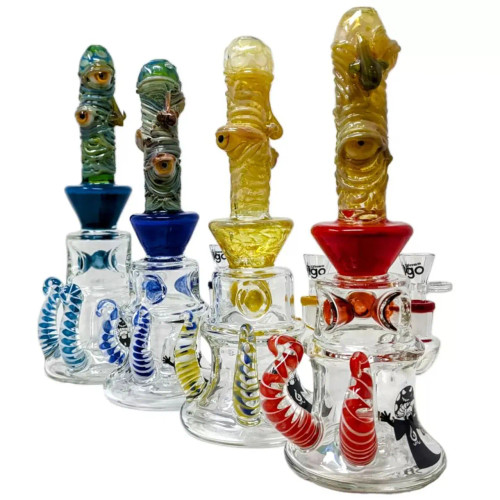 BIIGO - 12" Horn Harmony Shower Head Perc Water Pipe | HS Wholesale