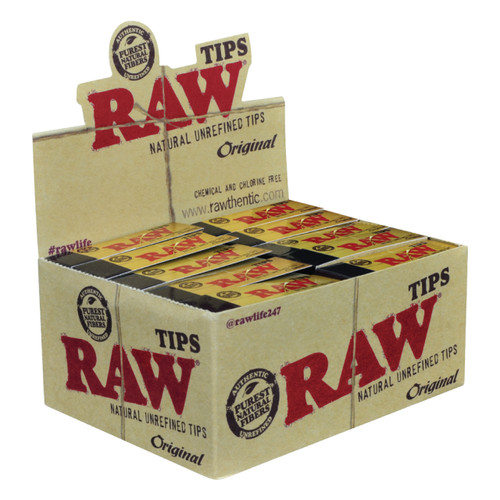 RAW Classic Original Rolling Tips 50ct - HS Wholesale