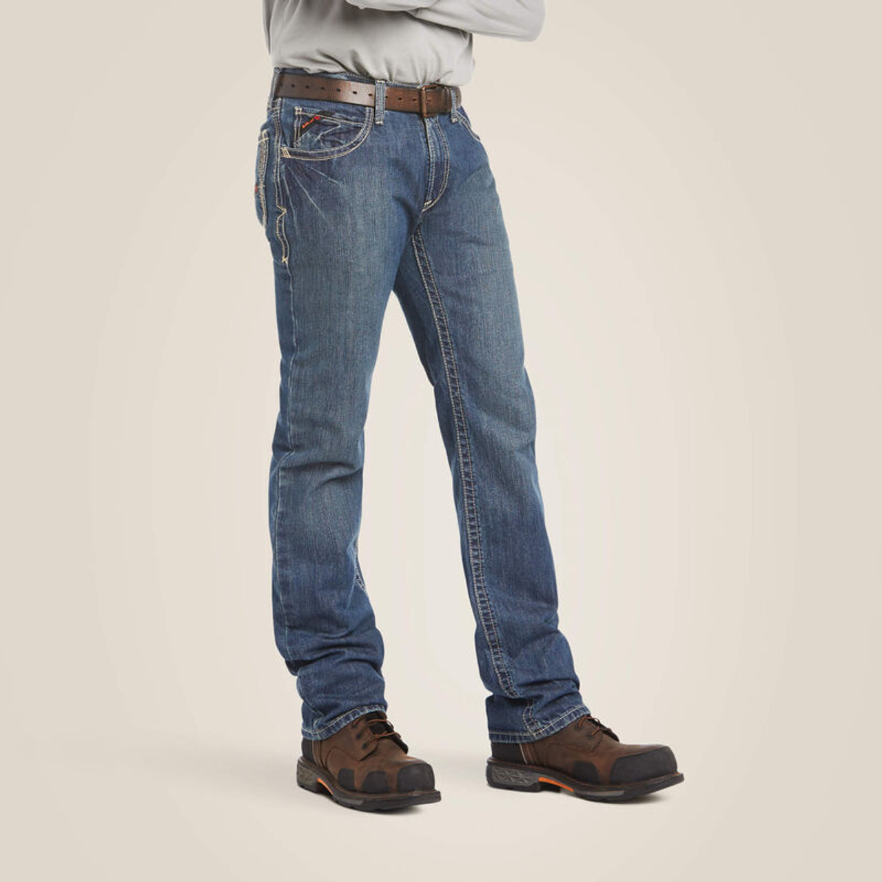 Fr M4 Relaxed Boundary Boot Cut Jean Shale