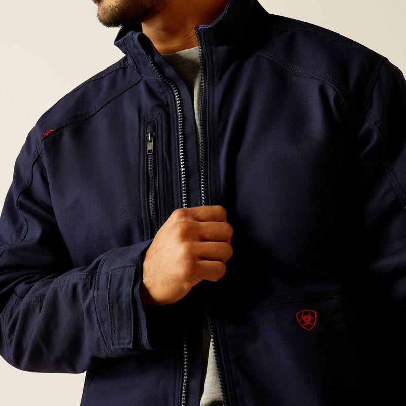 Ariat FR DuraLight Stretch Canvas Field Jacket Navy