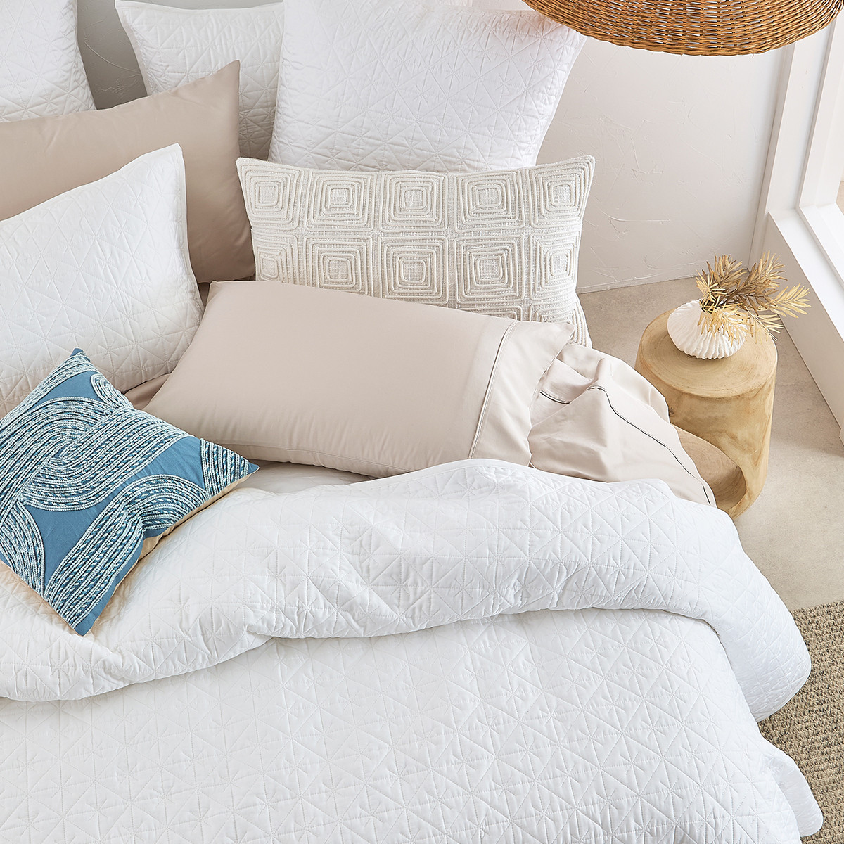 Bamboo Cotton Coverlet Set - Pillow Talk