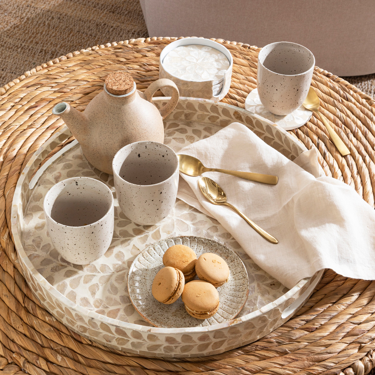 Capri Tray Range - Pillow Talk