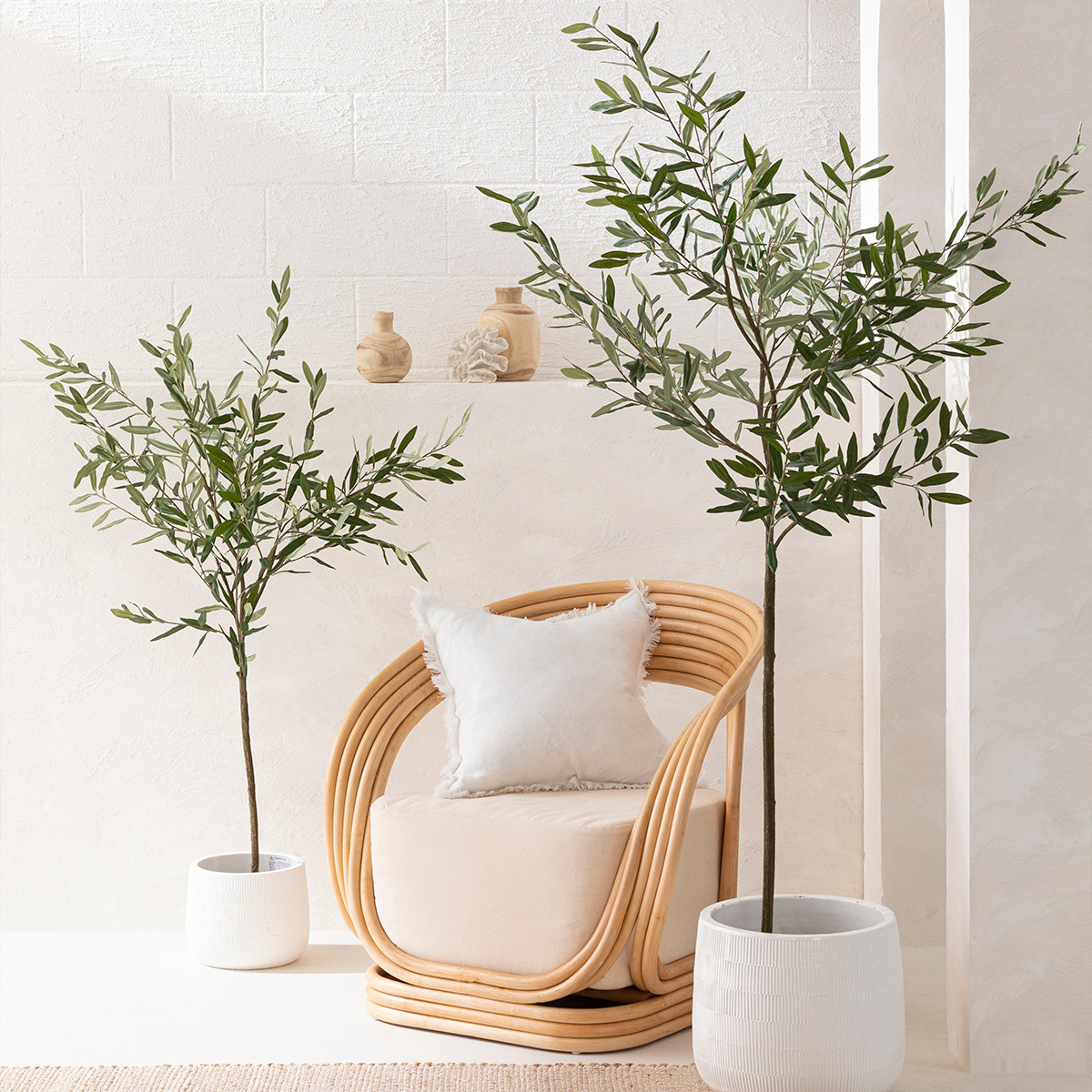 Artificial Fruitless Olive Tree - Pillow Talk