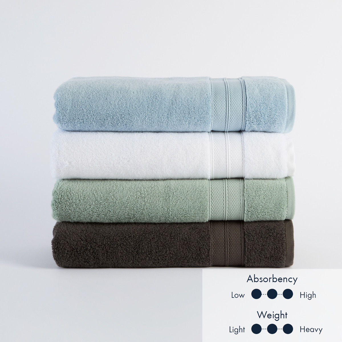 Hudson Deluxe Cotton Modal Towel Range - Pillow Talk