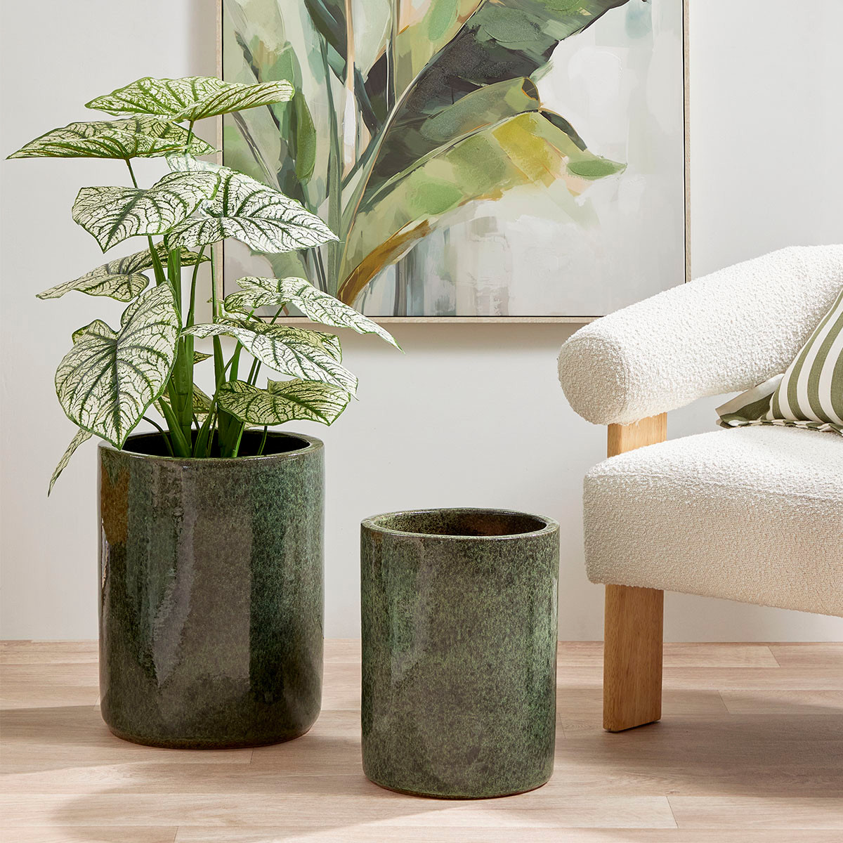 Grove Ceramic Planter - Pillow Talk