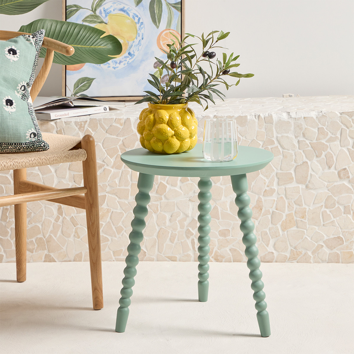 Meri Side Table - Pillow Talk