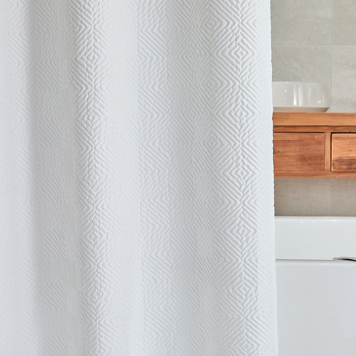 Cooper Shower Curtain - Pillow Talk