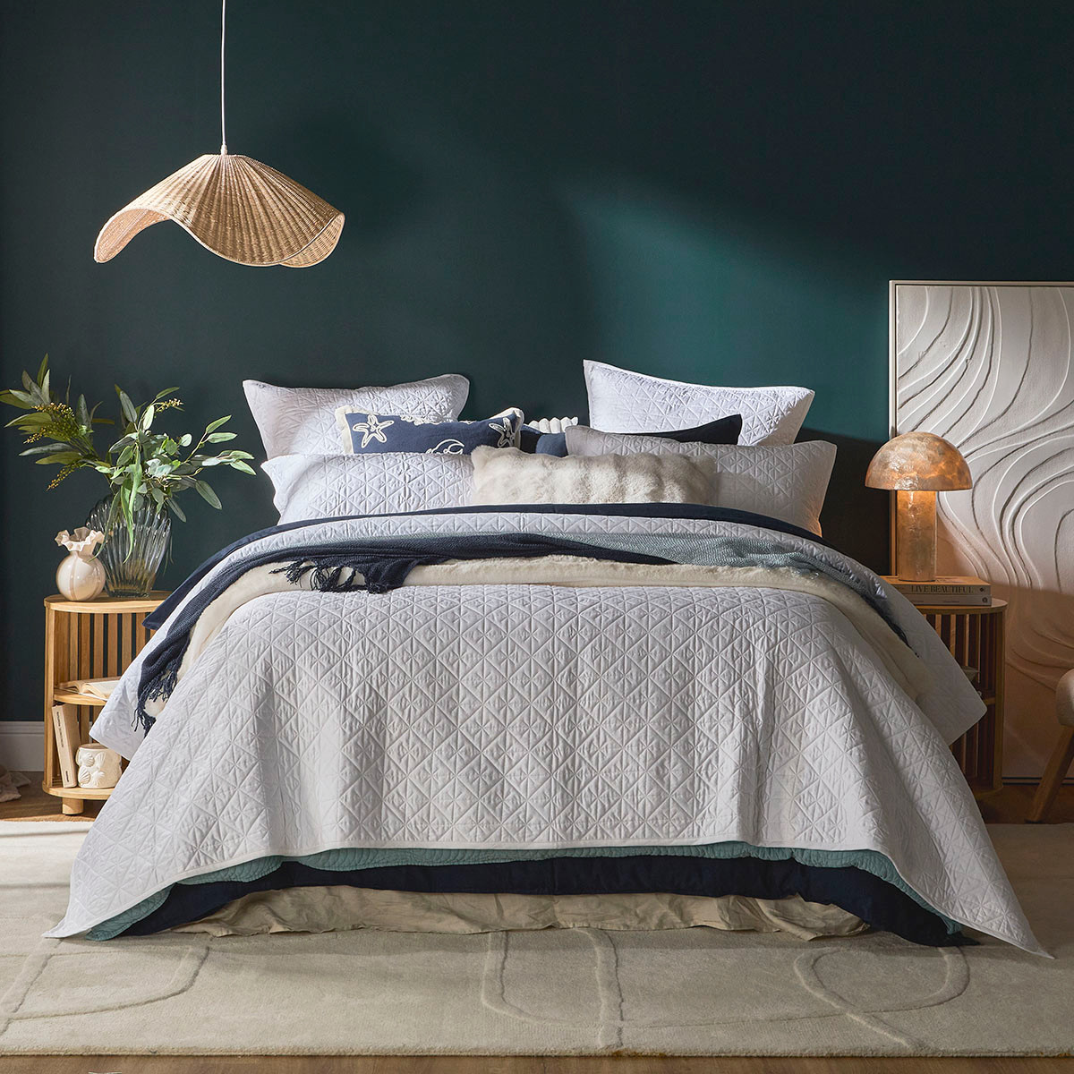 Bamboo Cotton Coverlet Set - Pillow Talk
