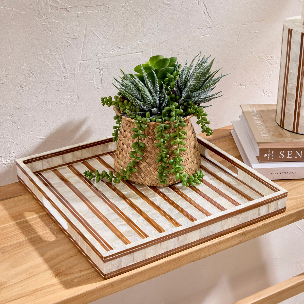 Gala Stripe Tray - Pillow Talk