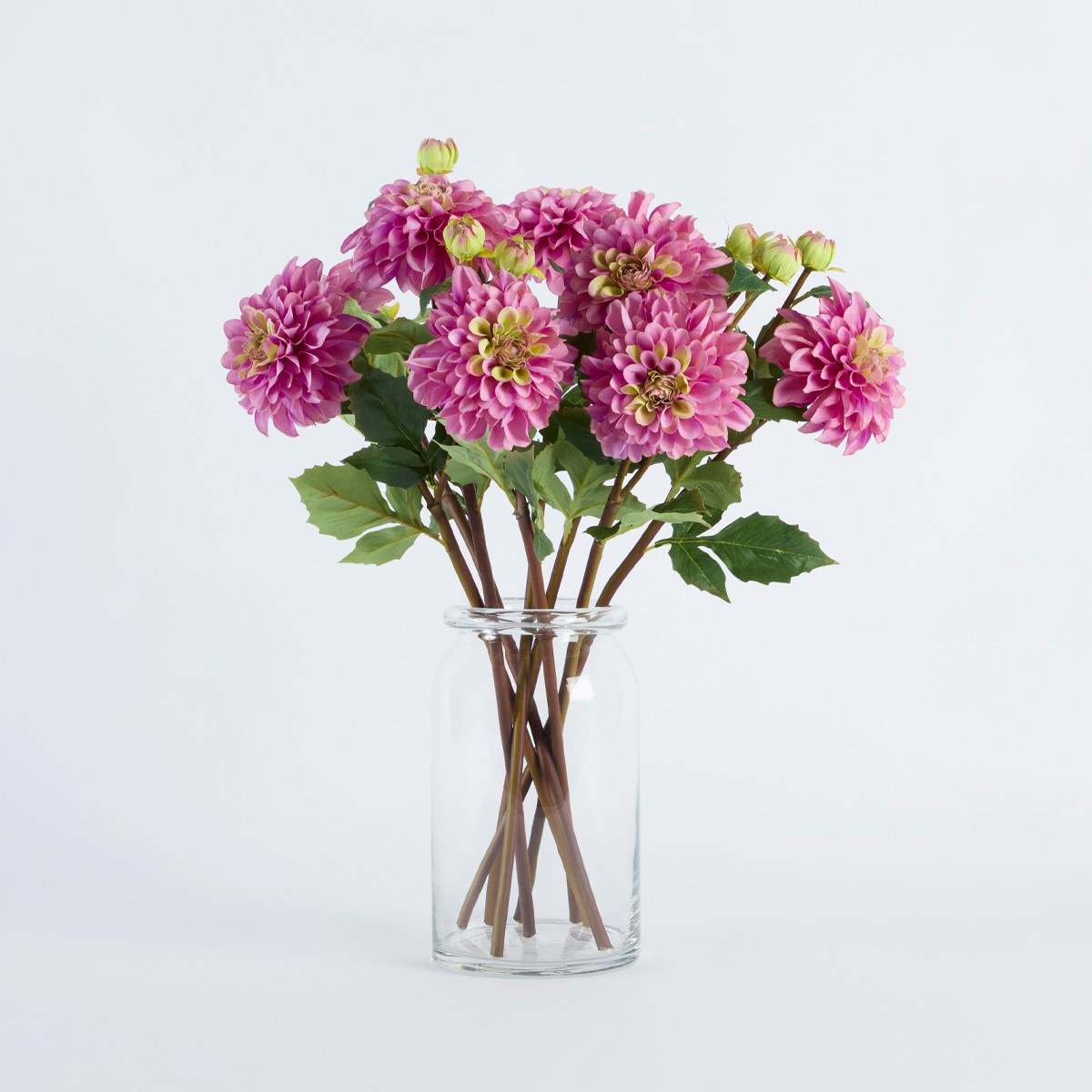Artificial Dahlia Flower Stem - Pillow Talk